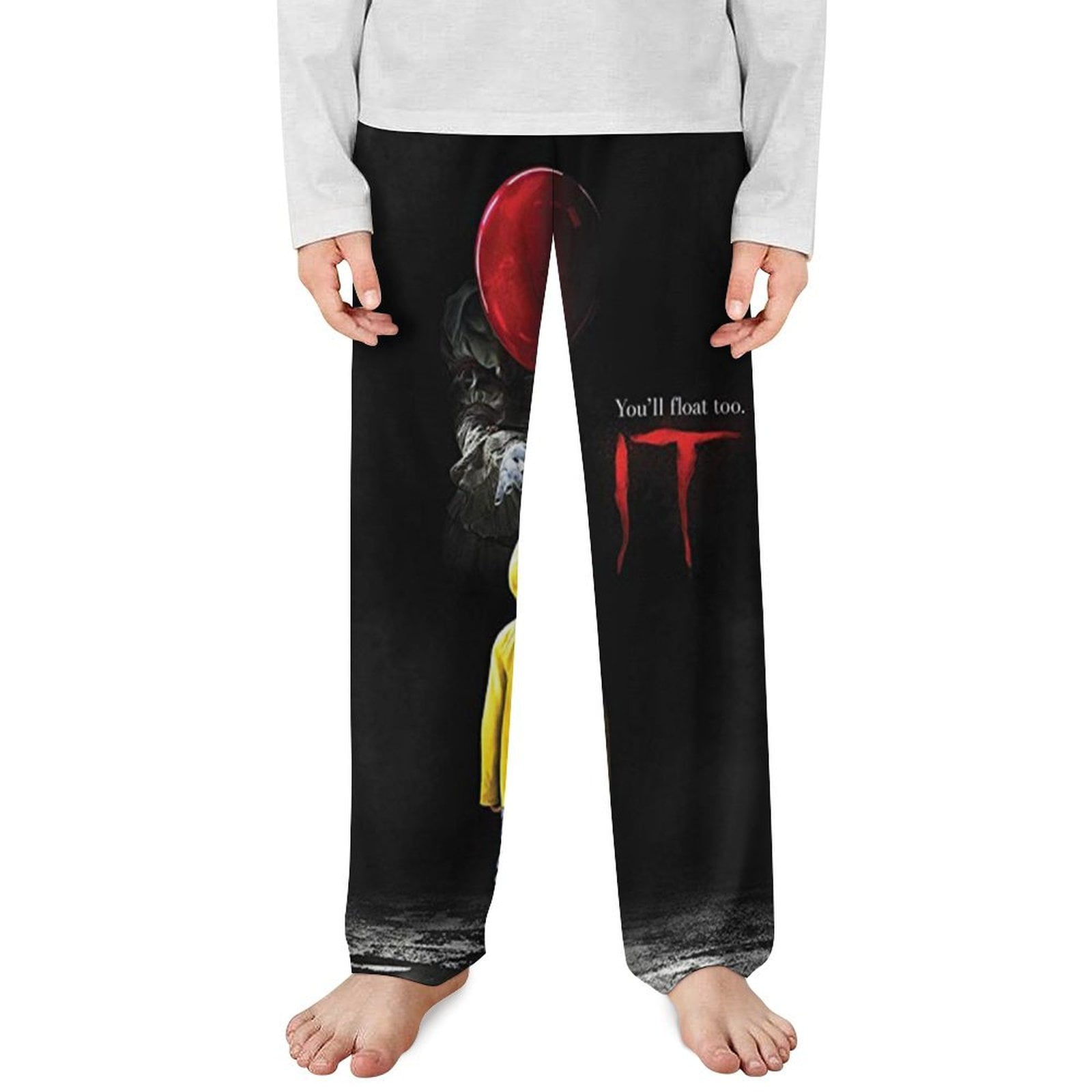 Pennywise It Poster Children's Pajamas Cozy Lounge Straight Leg ...