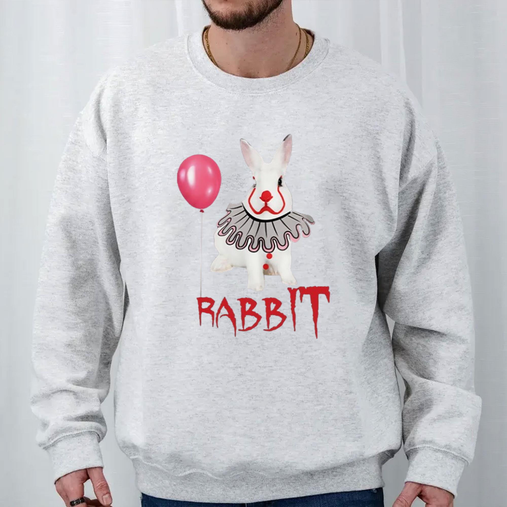 Pennywise Rabbit IT Stephen King Sweat Shirt - Walmart.com
