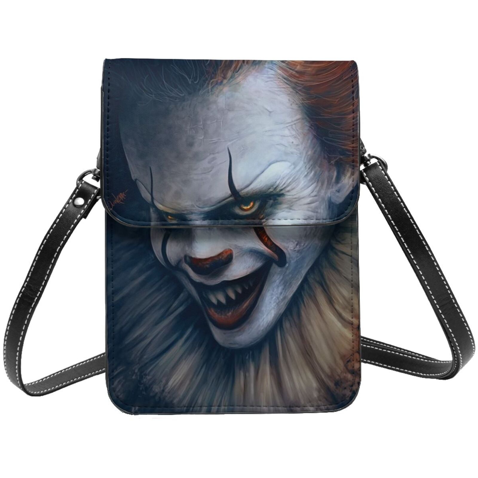 Pennywise Small Crossbody Bag for Women Men Leather Cell Phone Purse ...