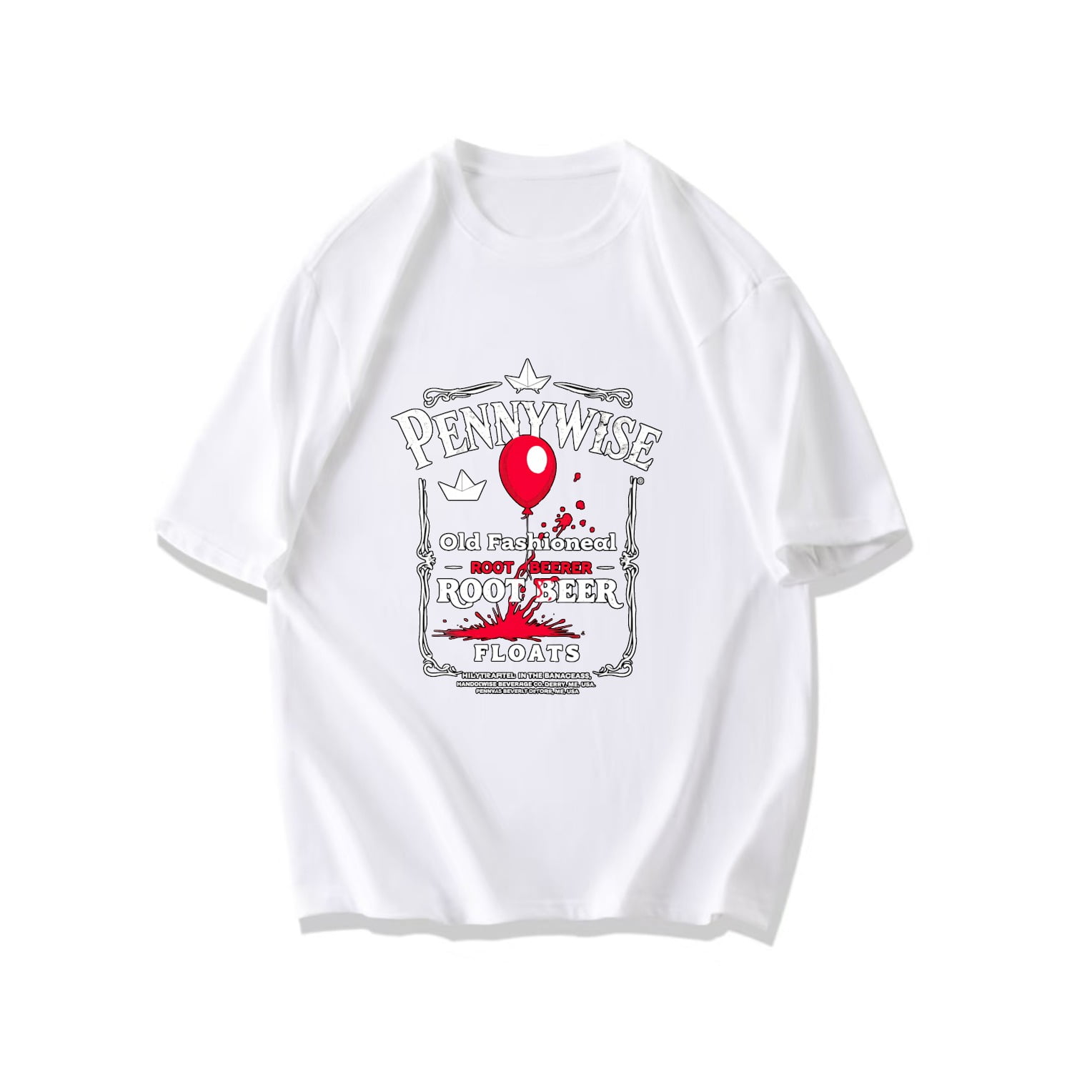 Pennywise T Shirt Black Pennywise Old Fashioned Root Beer Floats Design ...