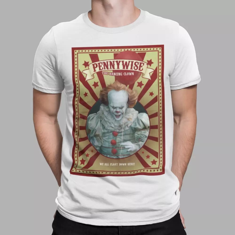 Pennywise T-Shirt IT Clown Alien Stephen King Horror Halloween UFO ...