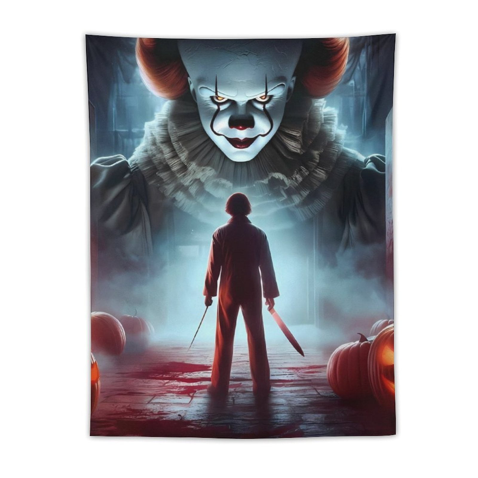Pennywise Tapestry Bedroom Indie Vertical Tapestry Wall Hanging for ...