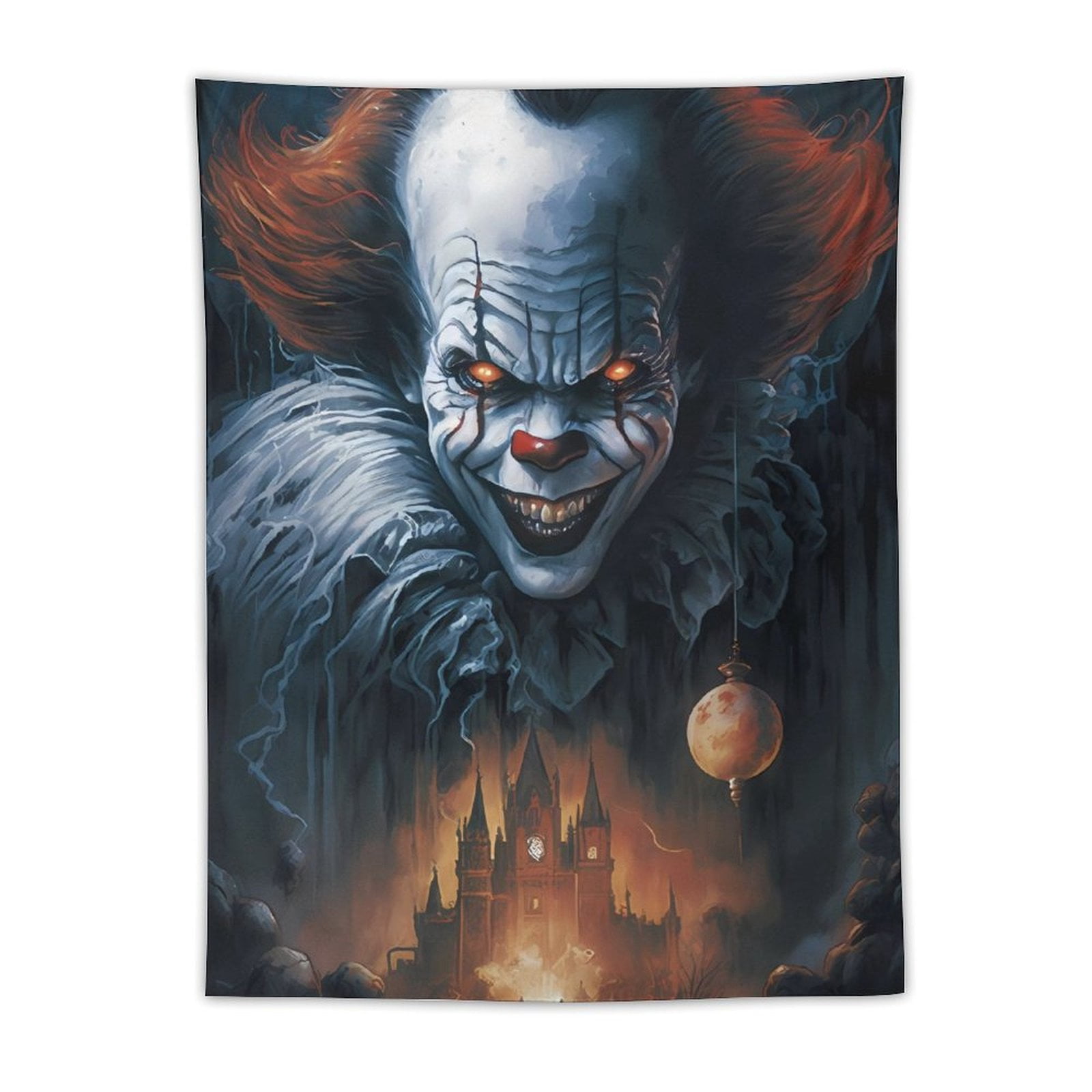Pennywise Tapestry Bedroom Indie Vertical Tapestry Wall Hanging for ...
