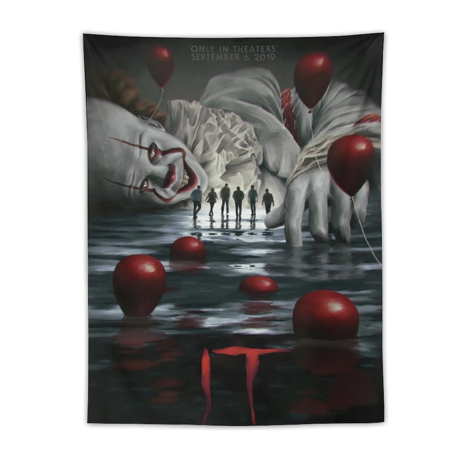 Pennywise Tapestry Bedroom Indie Vertical Tapestry Wall Hanging for ...