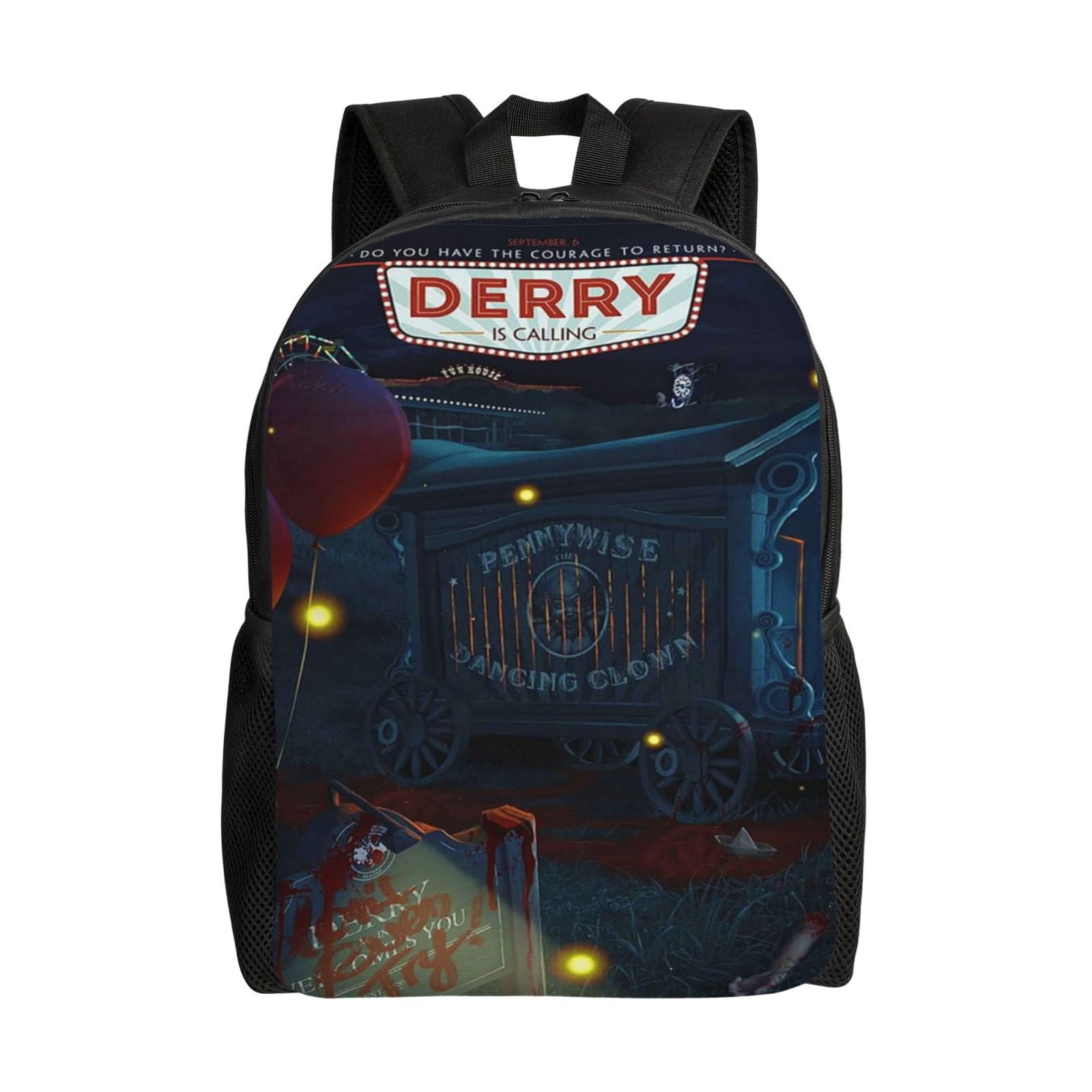Pennywise Welcome To Derry Lightweight Backpack Daypack Large Capacity ...