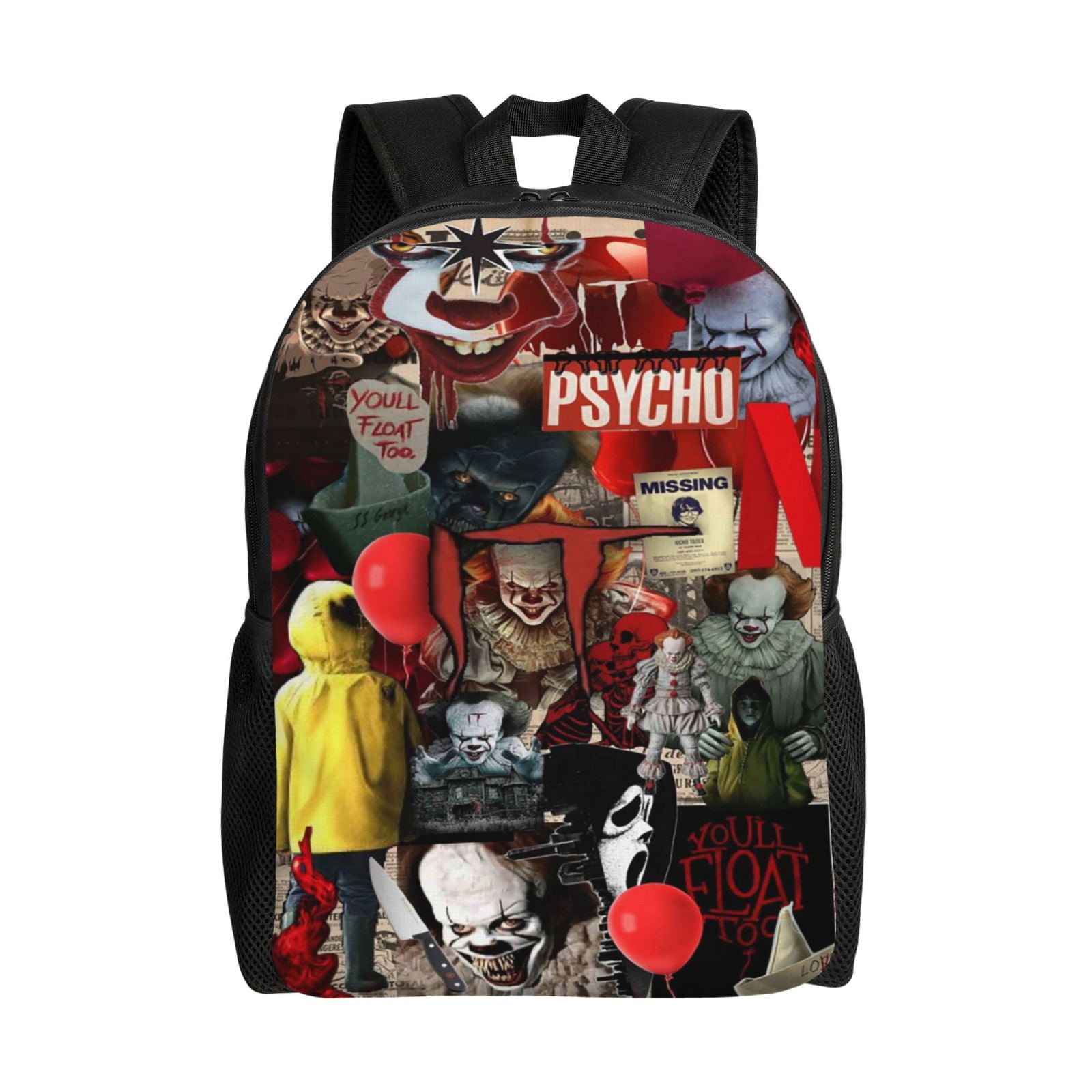 Pennywise Welcome To Derry Lightweight Backpack Daypack Large Capacity ...