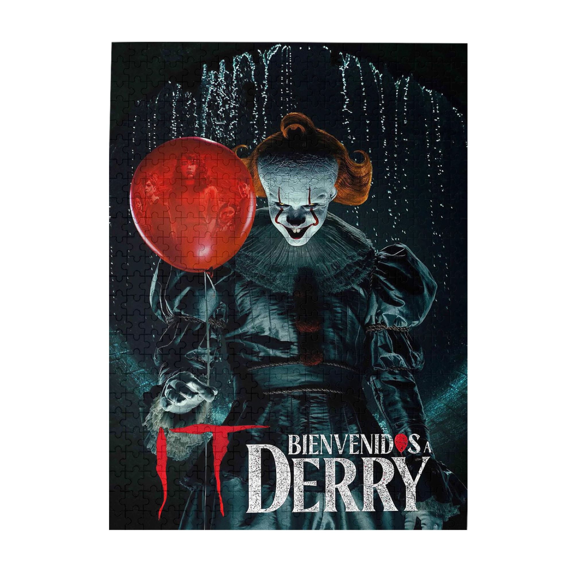 Pennywise Welcome To Derry Wooden Picture Puzzle 500 Piece Jigsaw ...