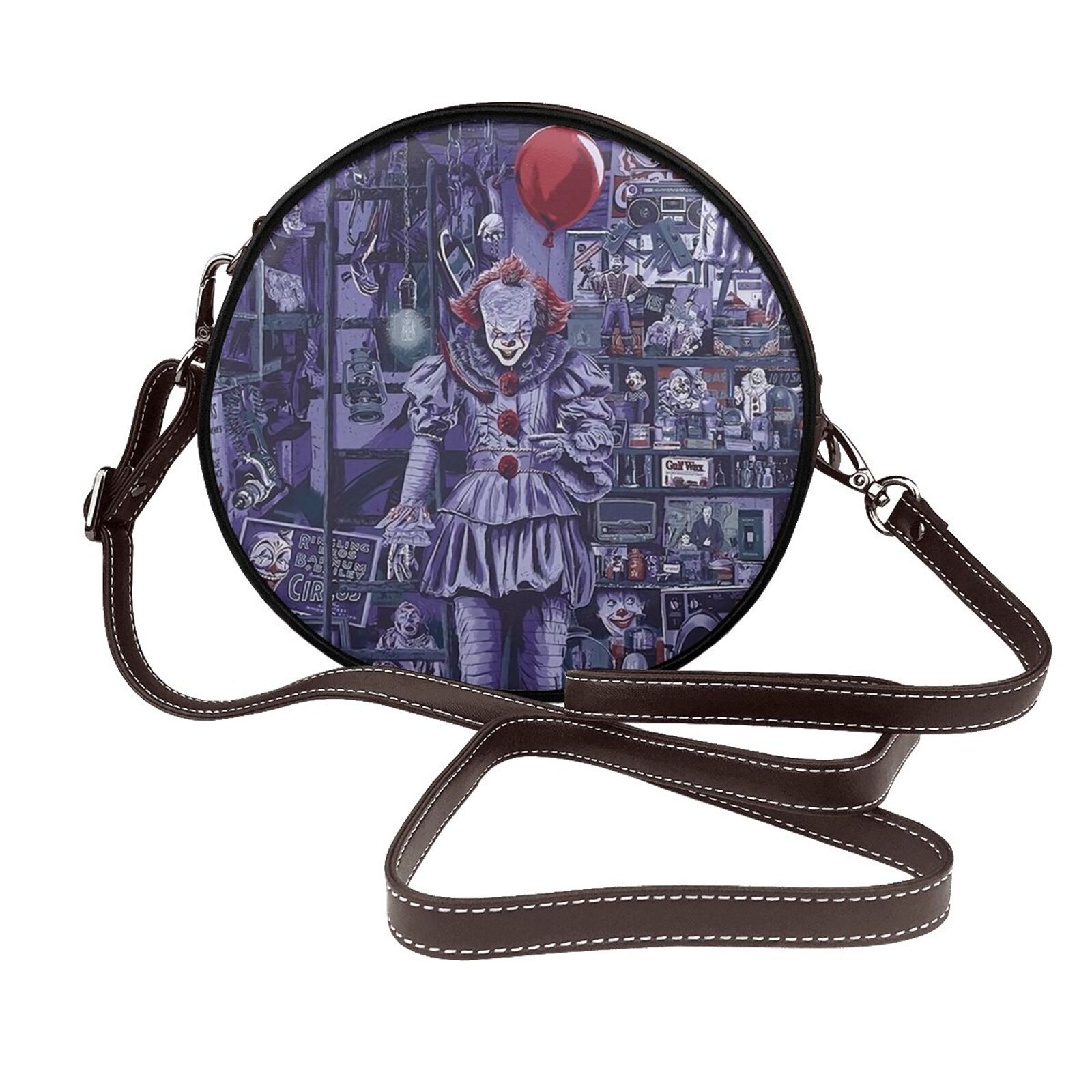 Pennywise Women'S Crossbody Bag, Fashion Multi-Purpose Leather Casual ...