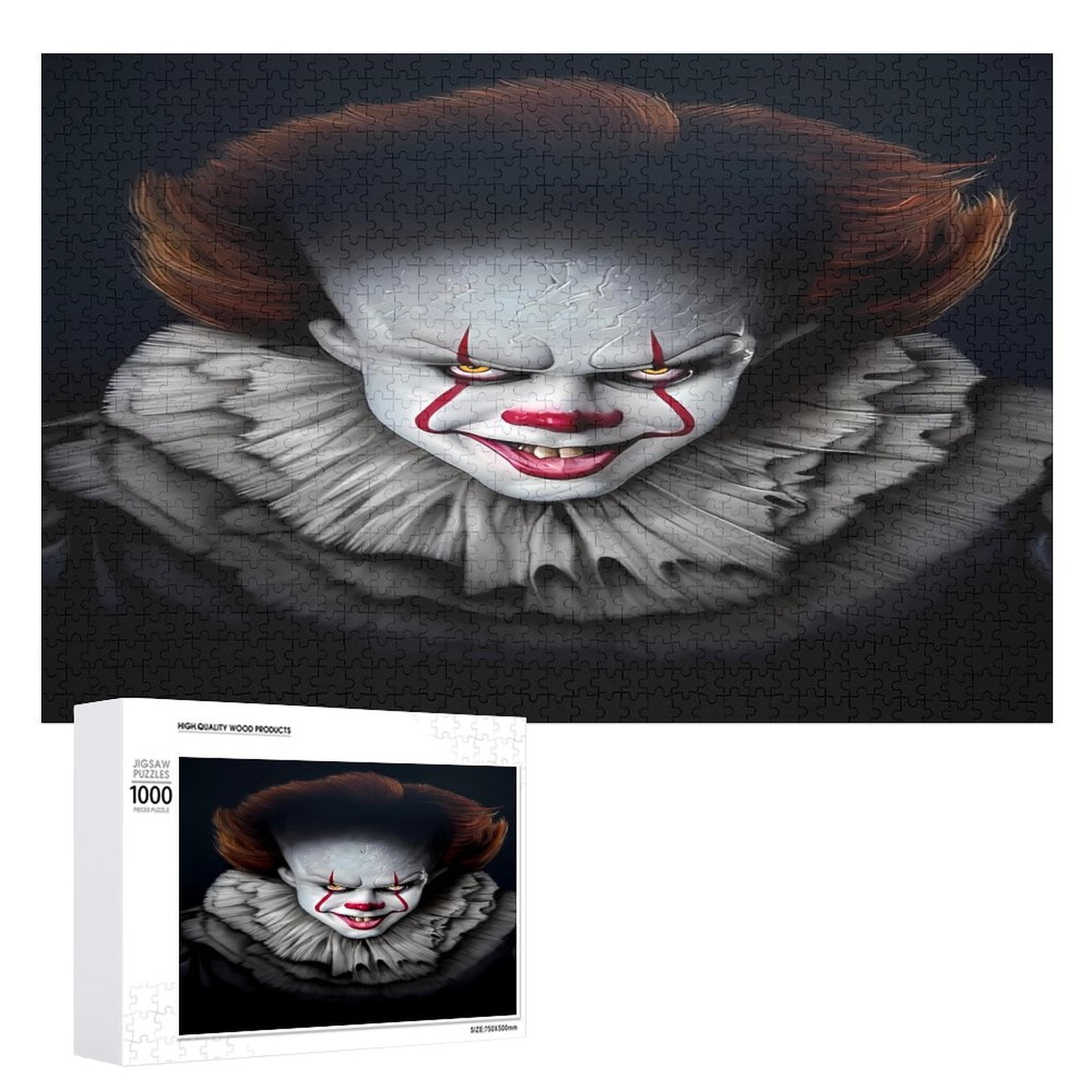 Pennywise Wooden Picture Puzzle-Eco-Friendly Wood, Educational Toy That ...