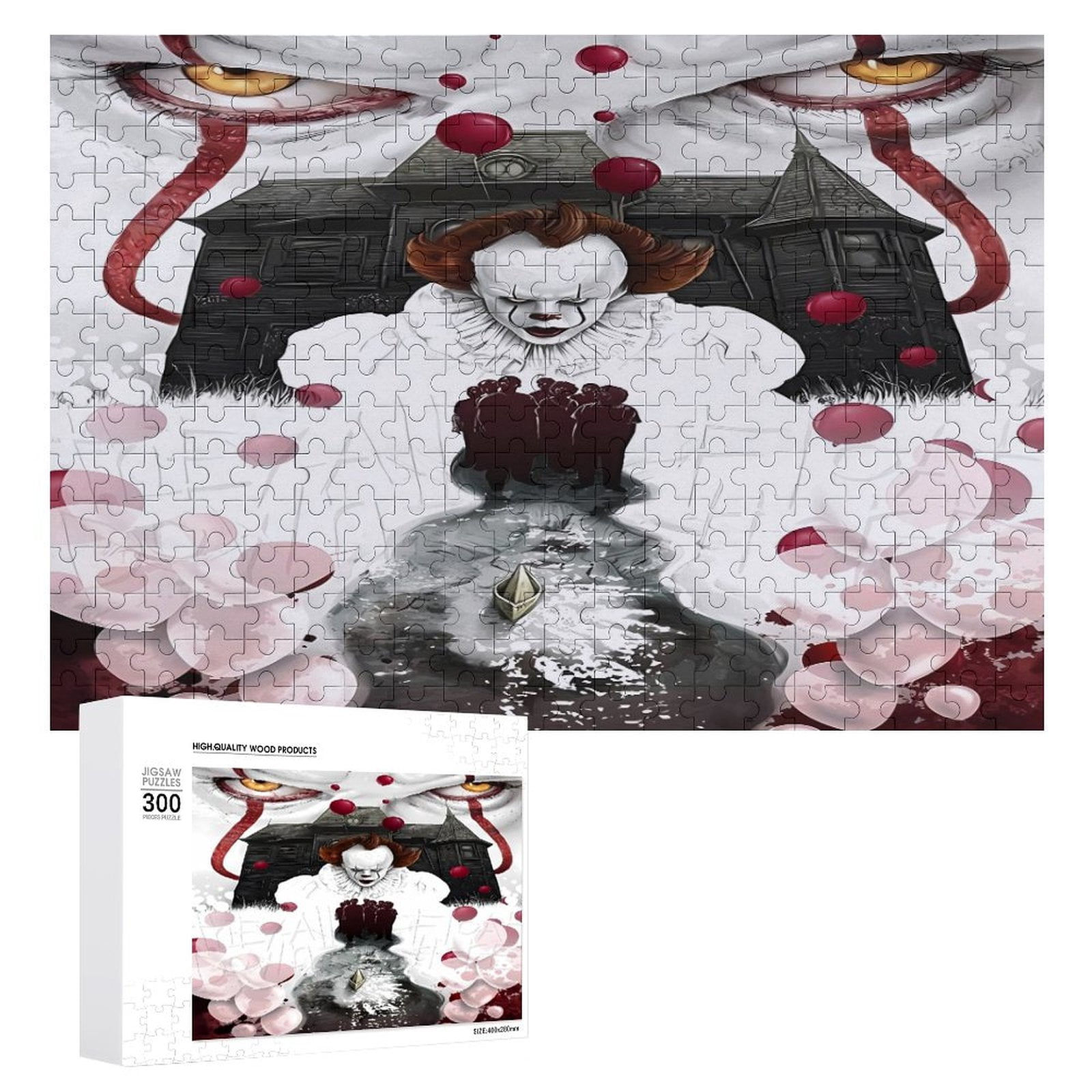 Pennywise Wooden Picture Puzzle-Eco-Friendly Wood, Educational Toy That ...