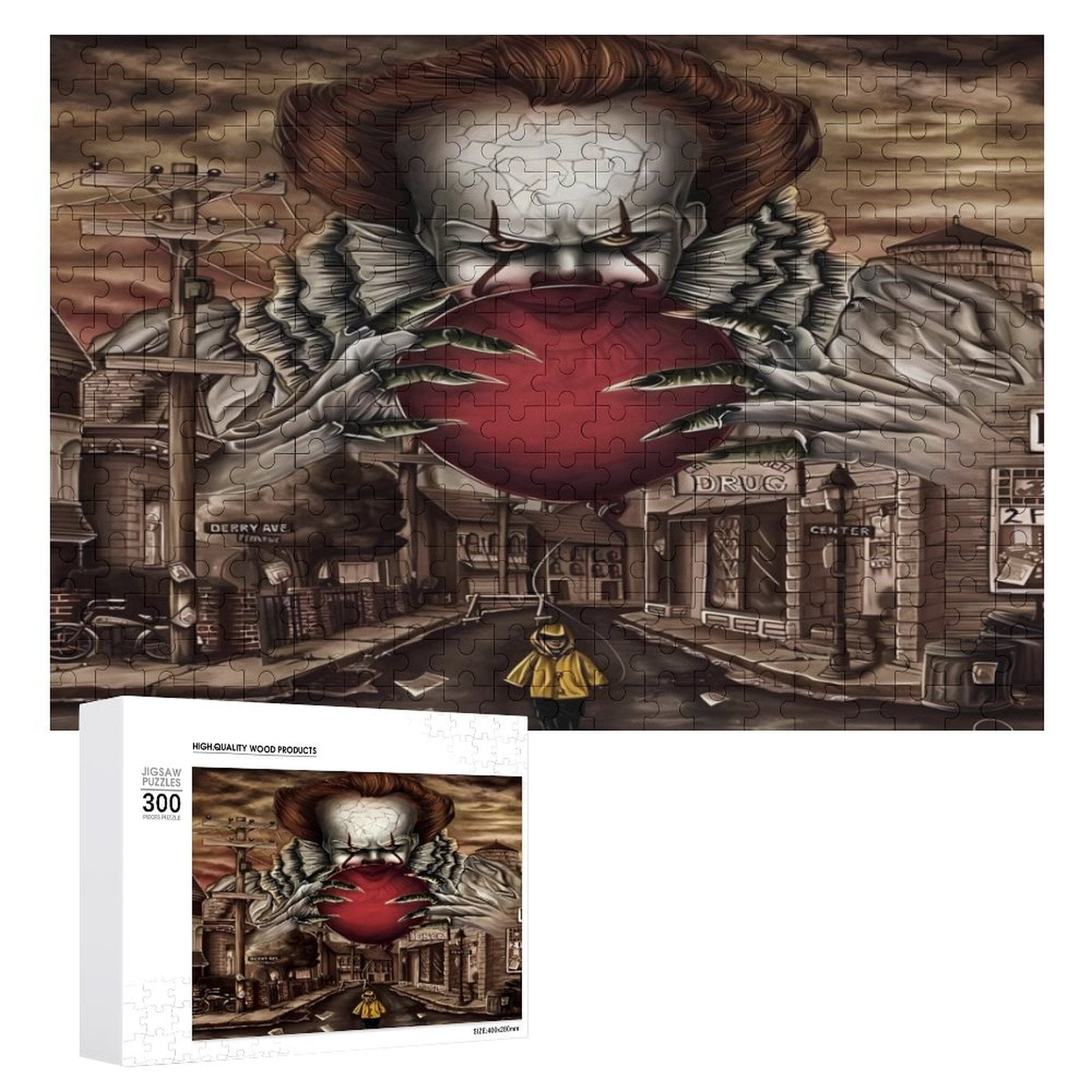 Pennywise Wooden Picture Puzzle-Eco-Friendly Wood, Educational Toy That ...