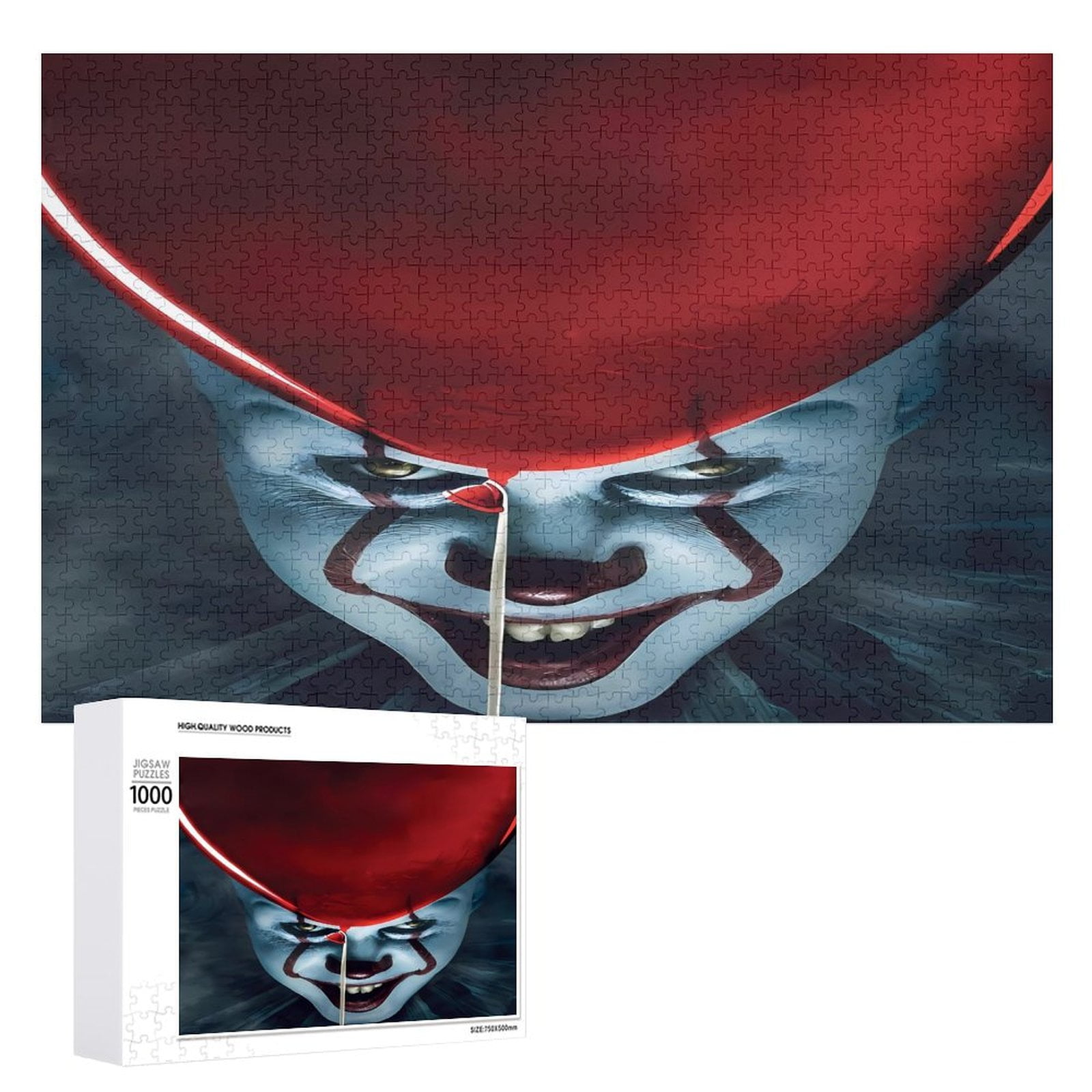 Pennywise Wooden Picture Puzzle-Eco-Friendly Wood, Educational Toy That ...