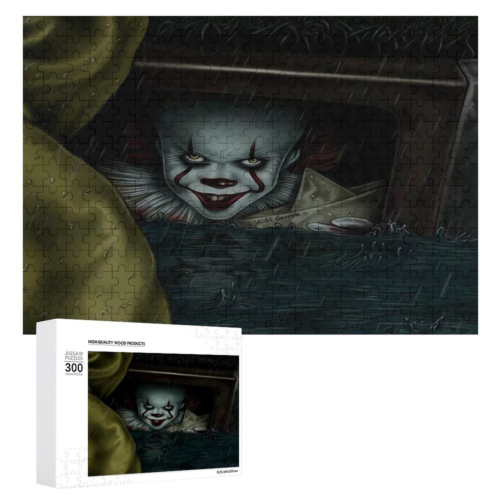 Pennywise Wooden Picture Puzzle-Eco-Friendly Wood, Educational Toy That ...