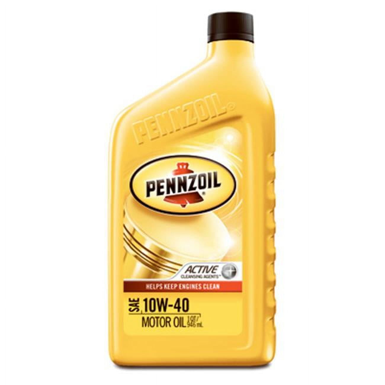 Pennzoil 550022809 Multi Viscosity 10W40 Motor Oil, Pack of 6 - Walmart.com