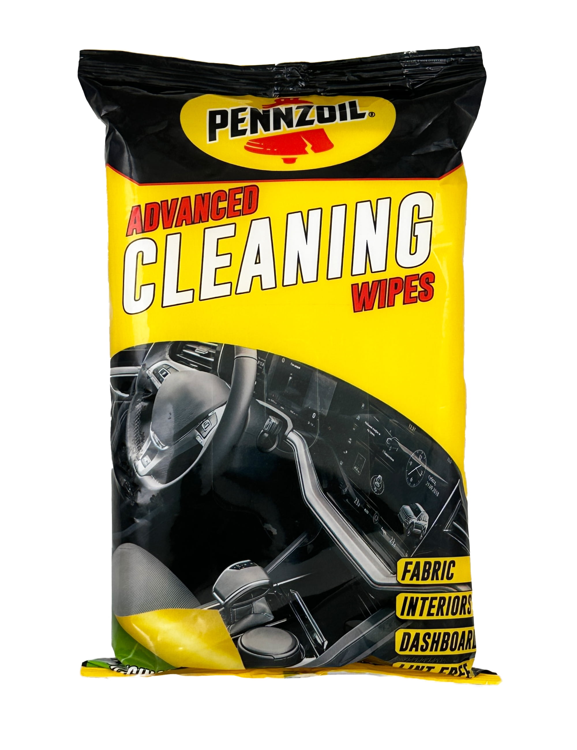 Pennzoil Car Interior Cleaning Wipes - Advanced Car Cleaning Supplies ...