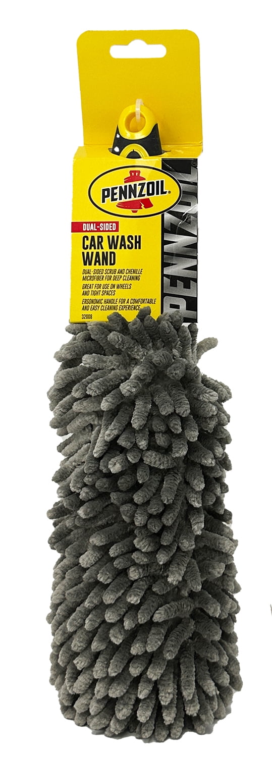 Pennzoil Dual-Sided Car Wash Wand: Car Wash Wand with Chenille ...