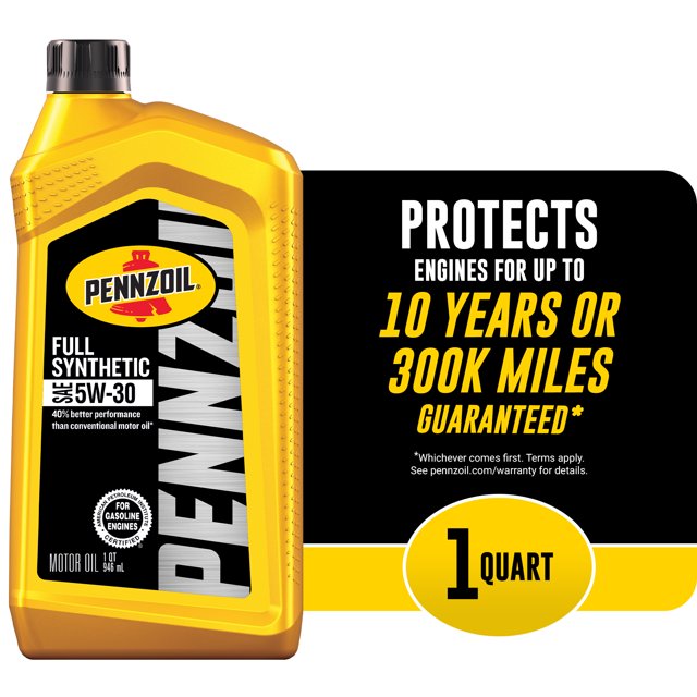 Pennzoil Full Synthetic 5W-30 Motor Oil, 1 Quart - Walmart.com