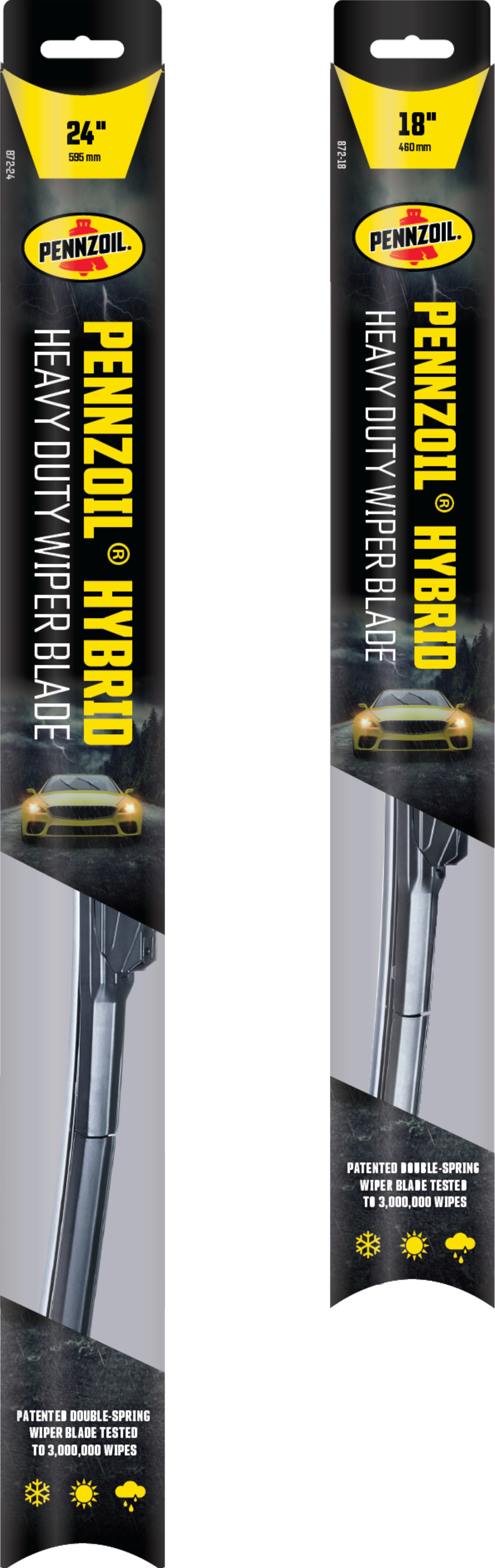TRICO Gold 2 Pack All Weather Automotive Replacement Wiper Blades 24 ...