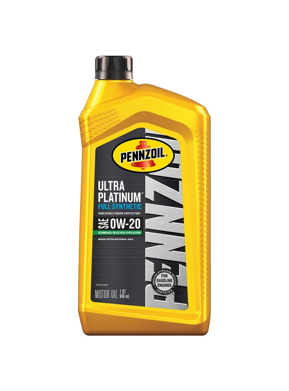 Pennzoil Ultra Platinum 0W-20 in Pennzoil - Walmart.com