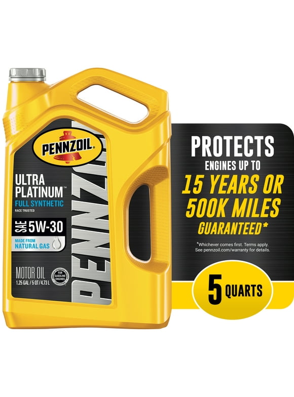 Pennzoil Ultra Platinum 5W-30 in Pennzoil - Walmart.com