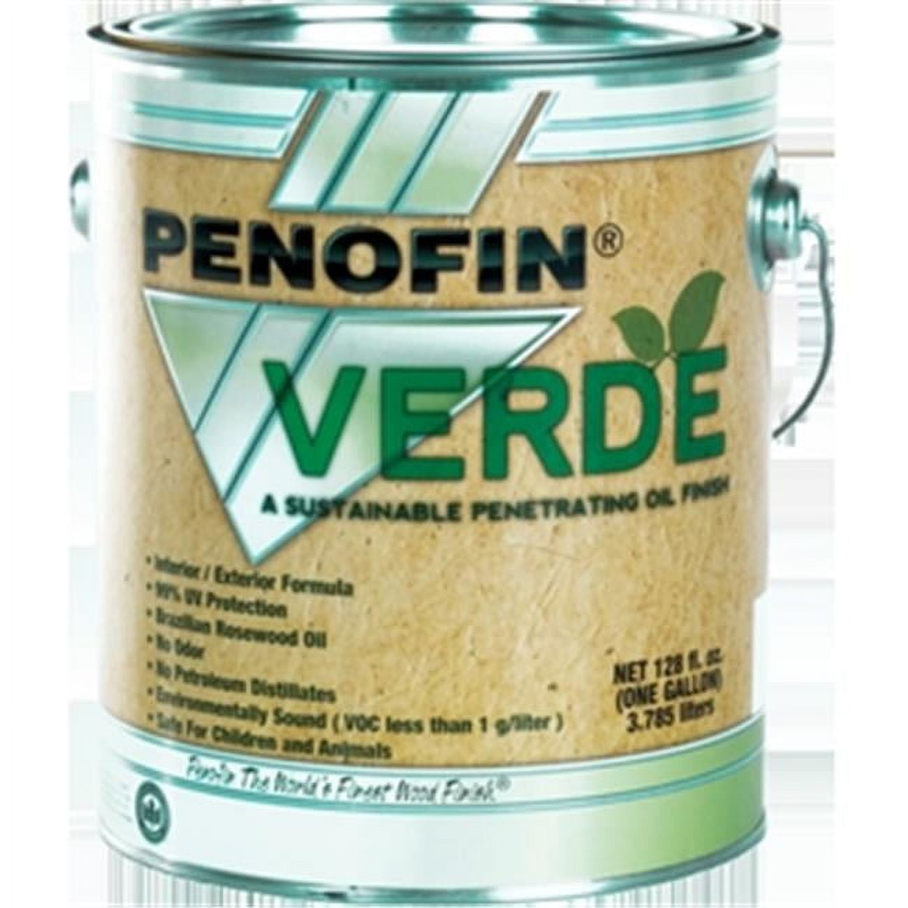 Penofin Verde Sustainable Wood Finish, 1-Gallon, Hickory Performance ...