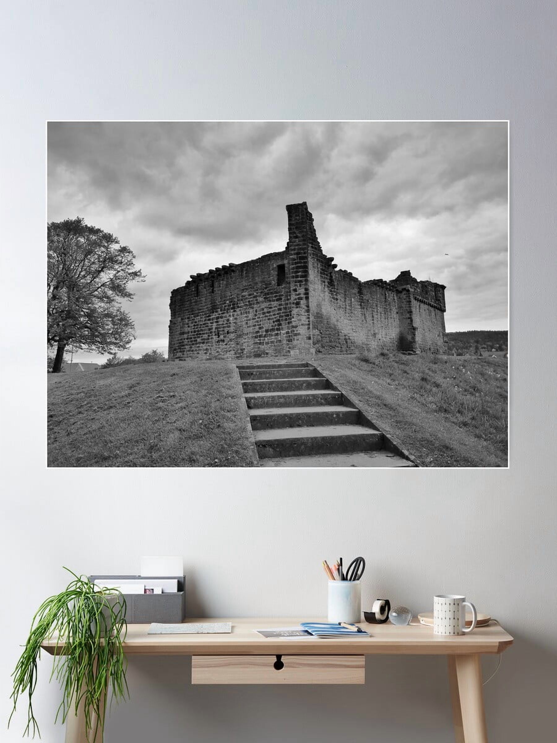 Penrith Castle - Lake District Cumbria Poster Wall Art Modern Wall ...
