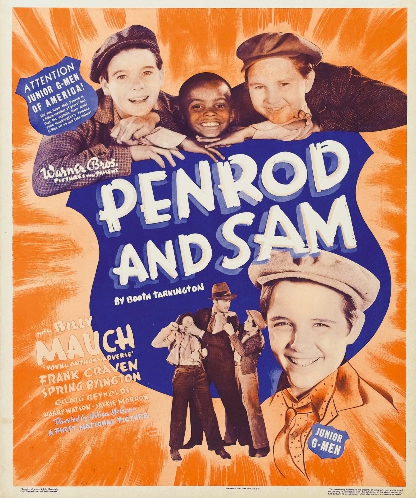 Penrod And Sam Bottom Right: Billy Mauch On Window Card 1937 Movie ...