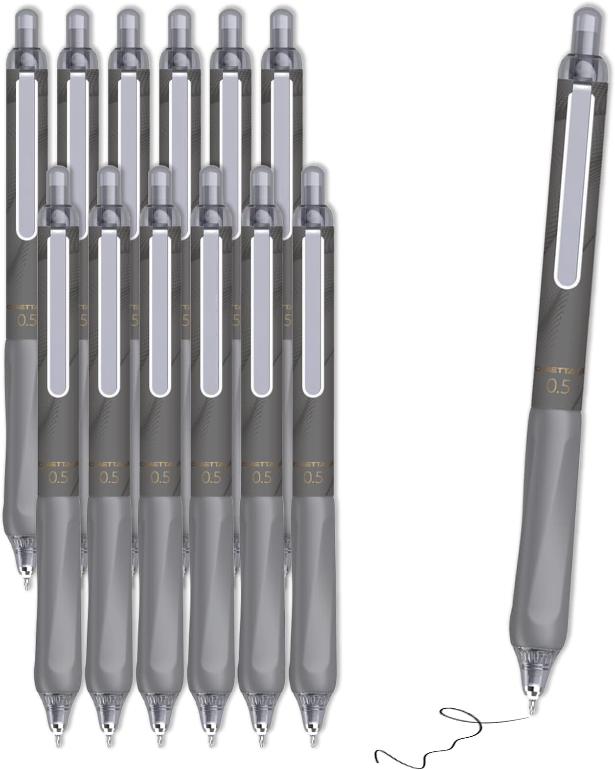 Pens, 0.5mm Fine Point Smooth Writing Pens, Black Ink Pens For ...