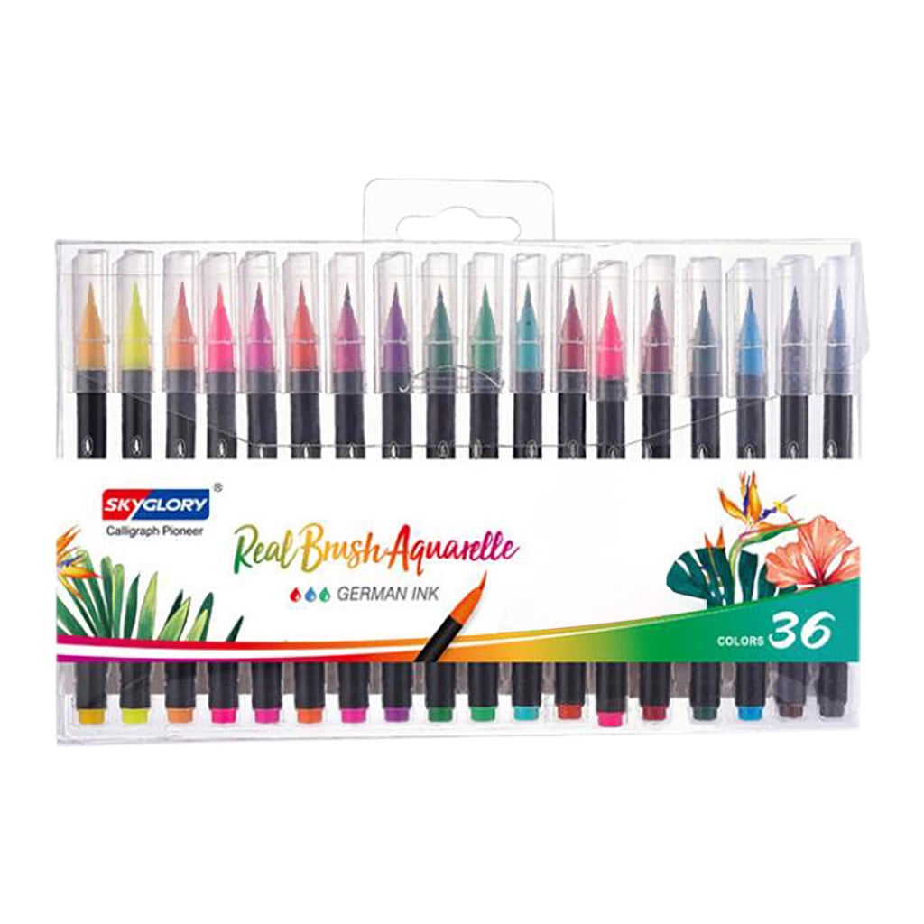 Pens 3ML 12/24/36 Colors Hand Painted Pen Set Marker Drawing Watercolor ...
