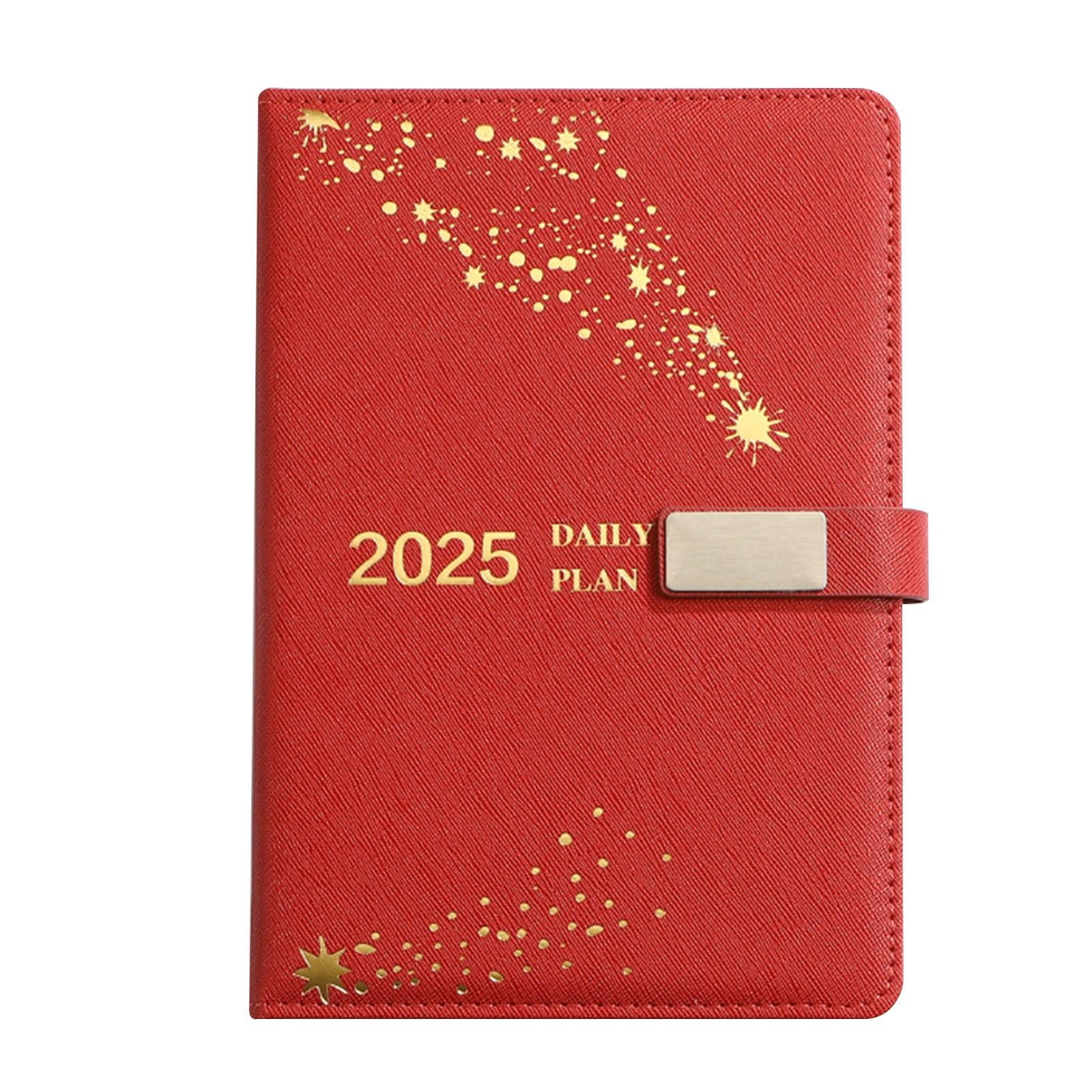 Pens Deals - 2025 Agenda Book Work Calendar Journal Book Bill Notebook ...