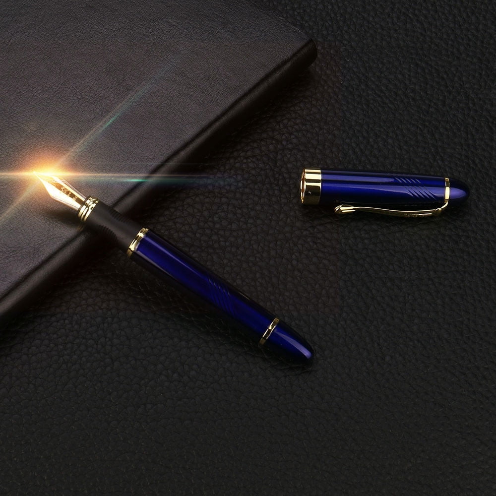 Pens Matte Frosted Deluxe Black JinHao X450 Fountain Pen 0.5mm Extra ...