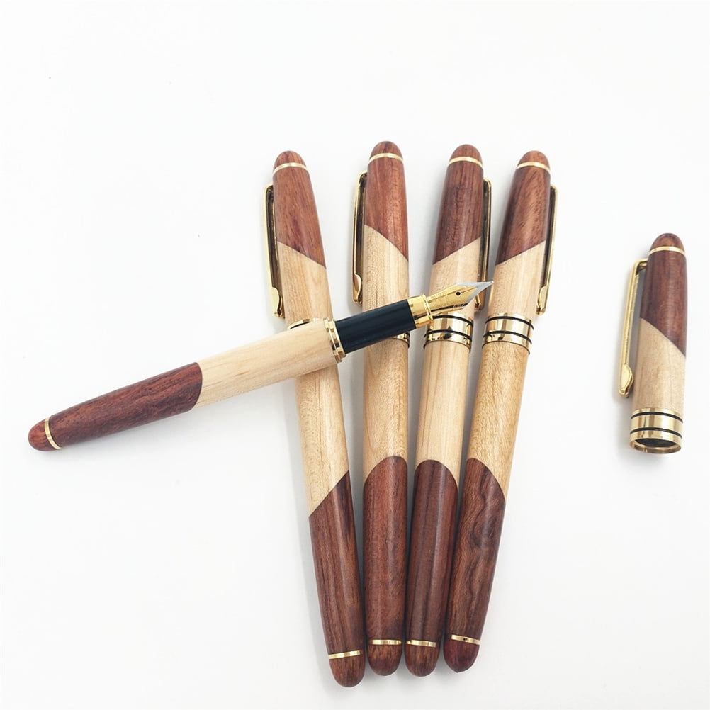 Pens Vintage Fountain Fiberglass Student Wooden Luxury - Walmart.com