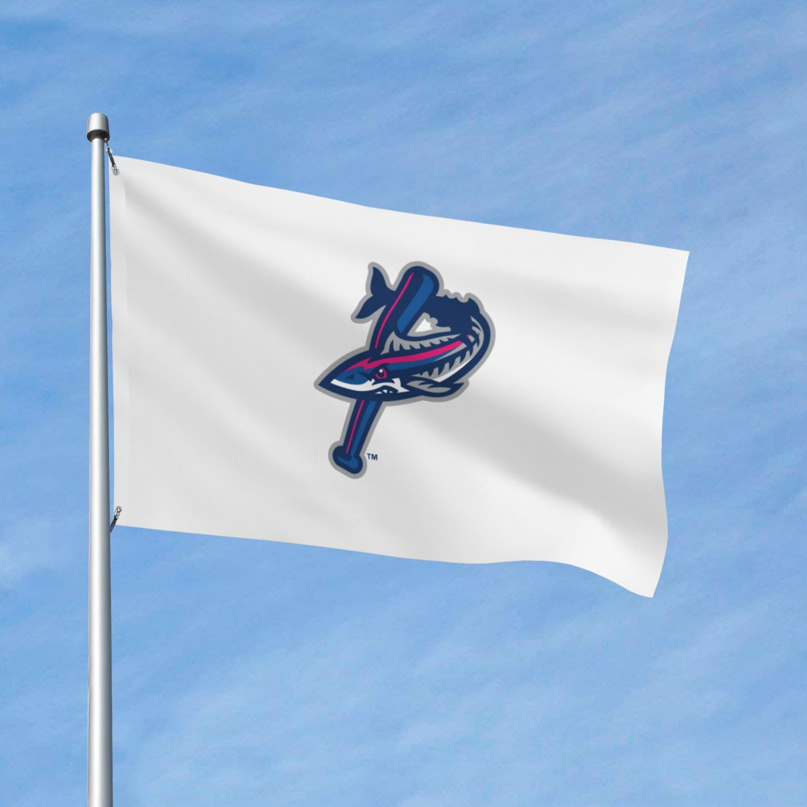 Pensacola Blue Wahoos 3x5 Ft Flag Double Sided Indoor Outdoor Double ...