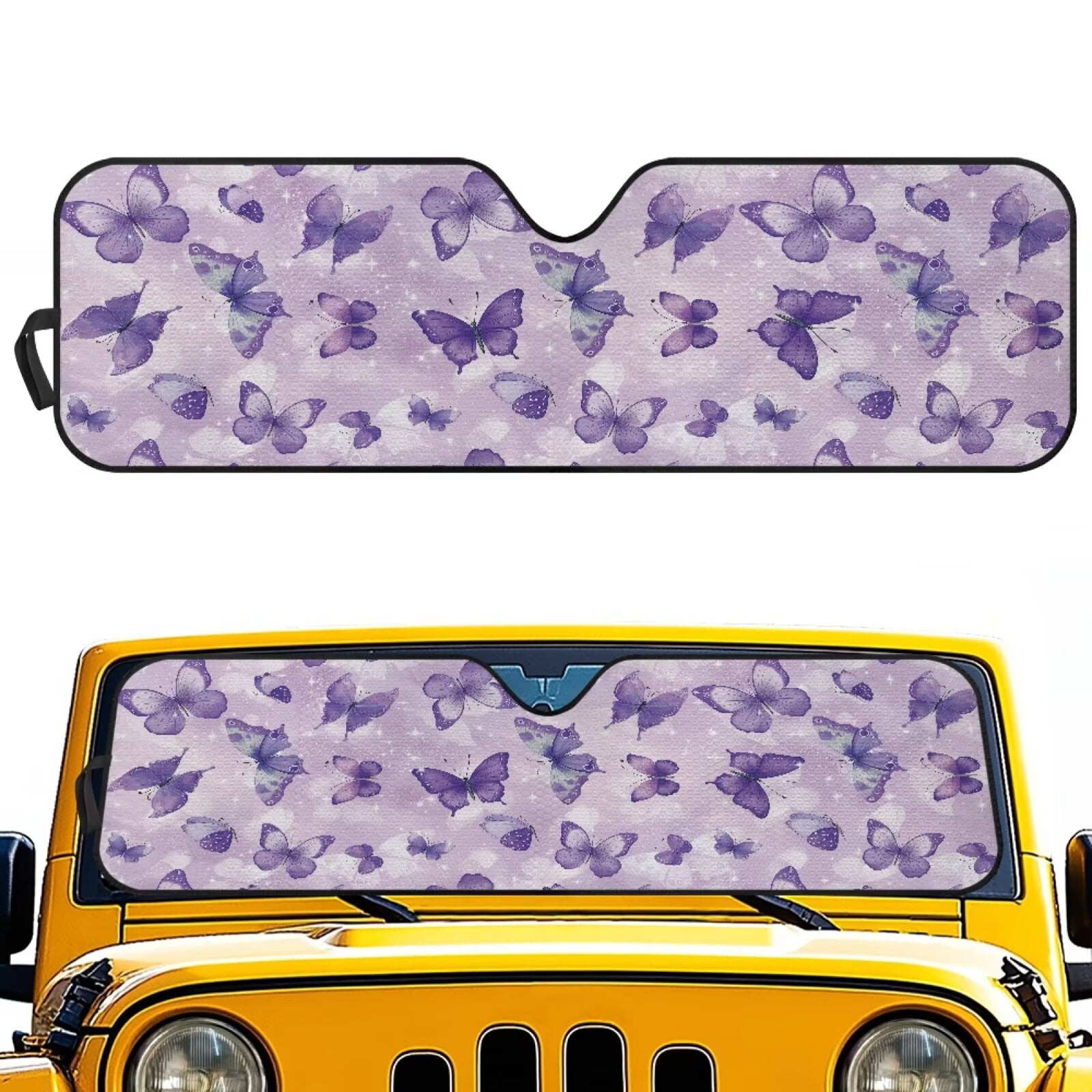 Pensura Windshield Sun Shade Fit for Jeep Wrangler JL JK Gladiator ...