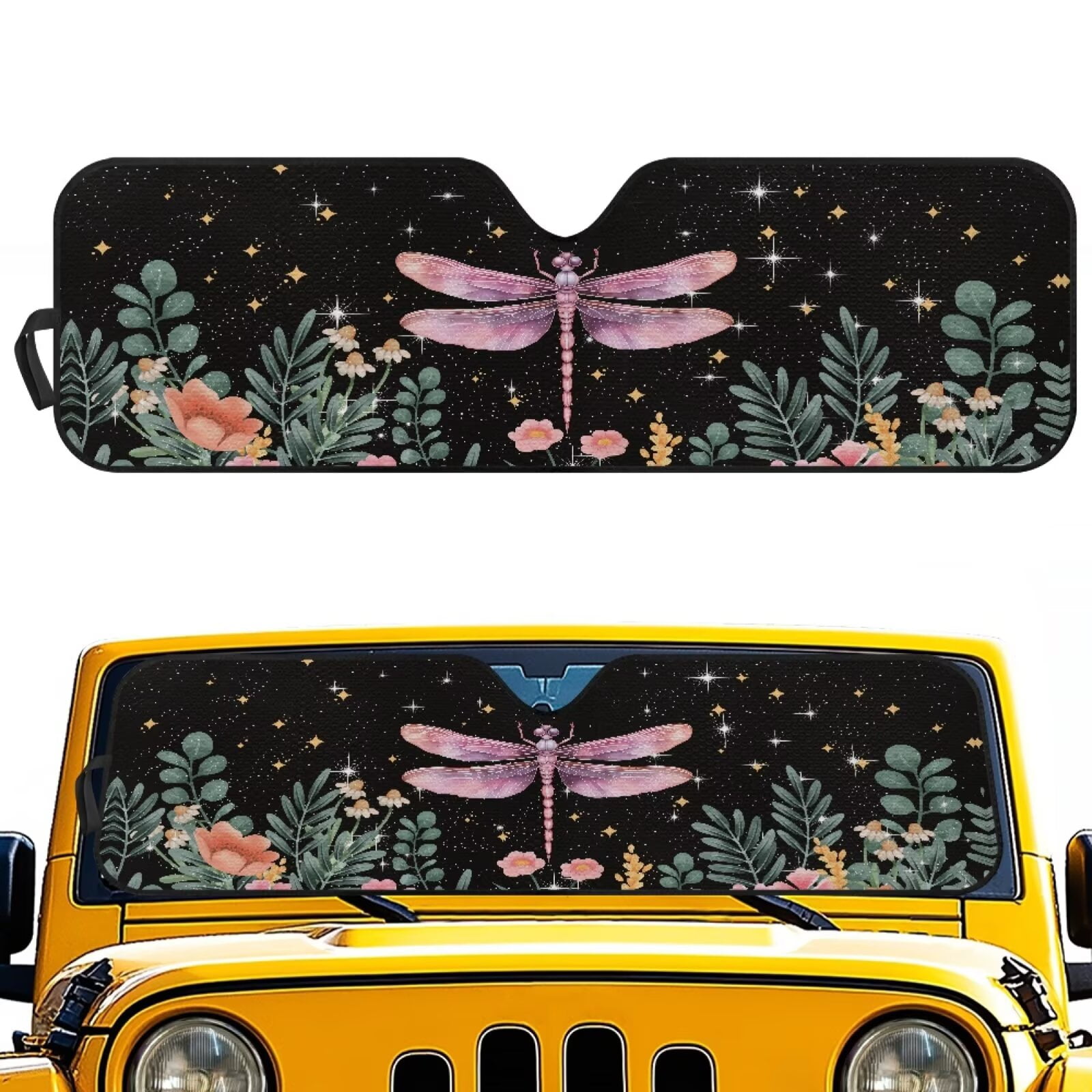 Pensura Windshield Sun Shades Compatible with Jeep JK JKU JL JLU 1997 ...