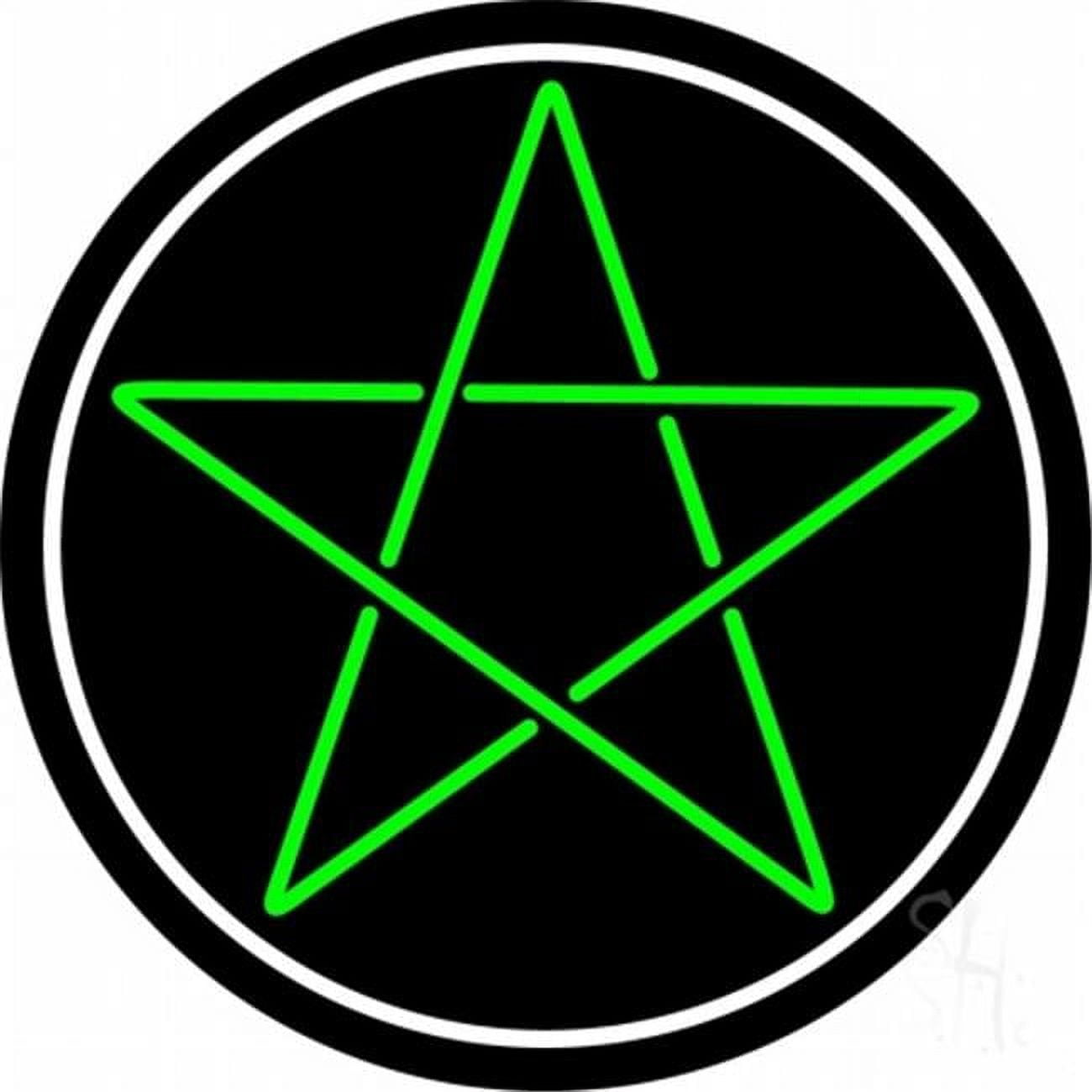 Pentacle Neon Sign, 26 x 3 x 26 in. - Walmart.com