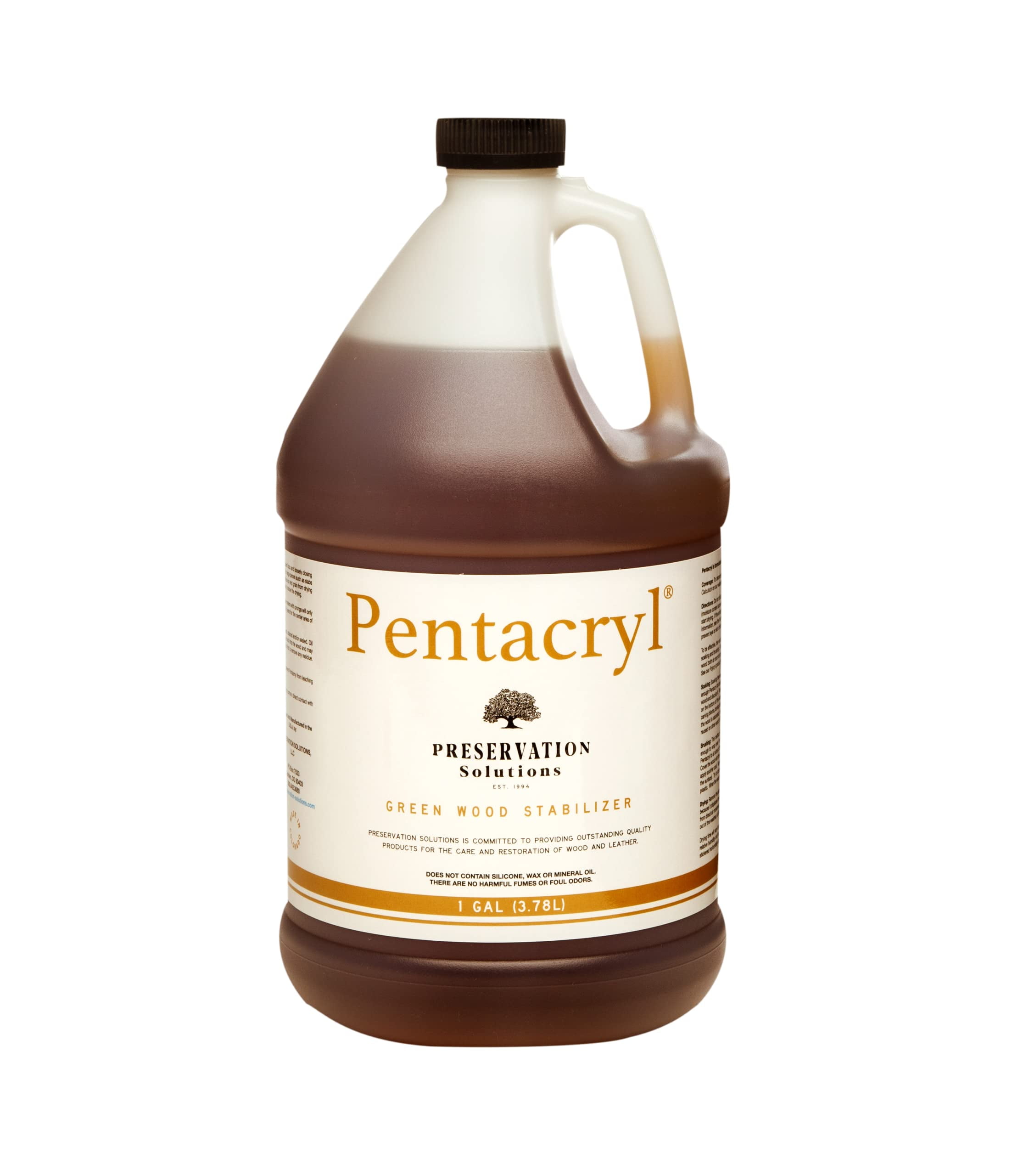 Pentacryl Green Wood Stabilizer 1 Gallon by Preservation Solutions ...