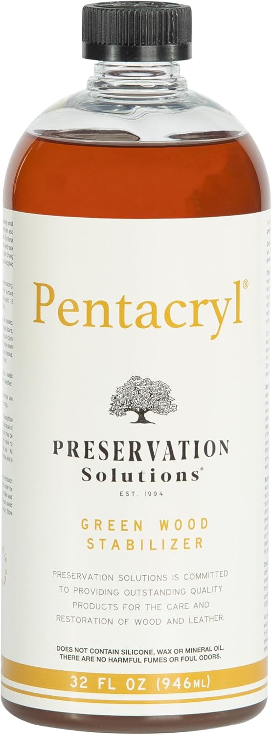 Pentacryl Green Wood Stabilizer 32oz by , Prevents Cracking & Shrinking ...