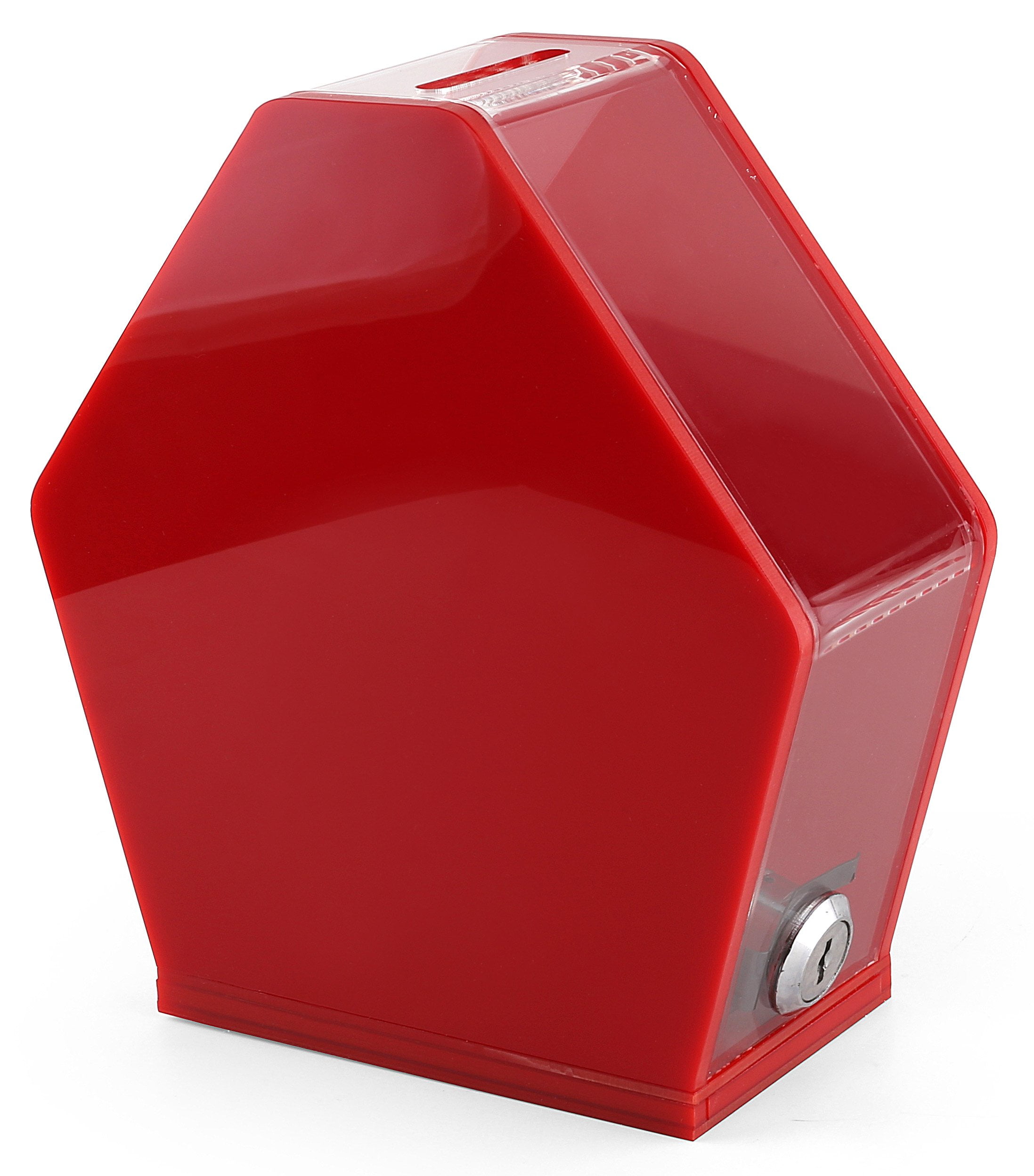 Pentagon Acrylic Charity Box - Ballot Box - Collection Box - Tip ...
