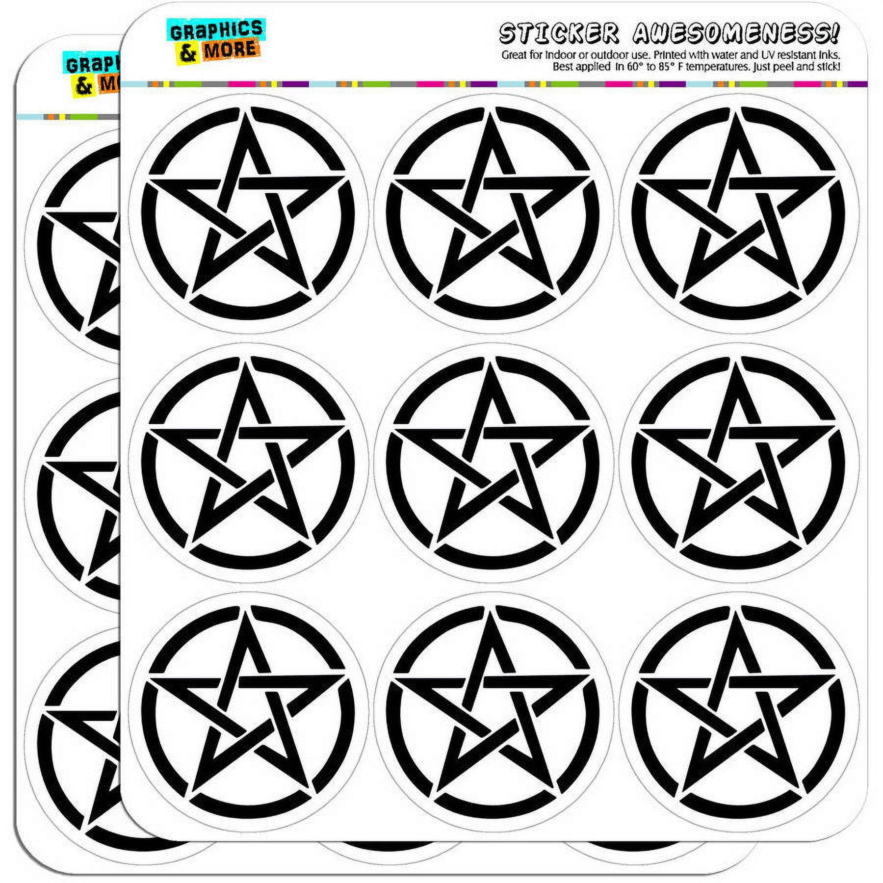 Pentagram Pentangle Star Wiccan Witch 18 2" Planner Calendar ...