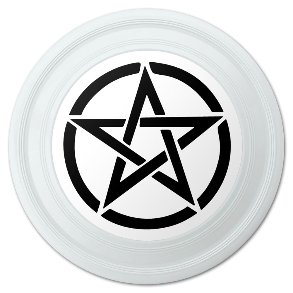Pentagram Pentangle Star Wiccan Witch Novelty 9" Flying Disc - Walmart.com