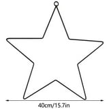 Pentagram Shaped Wreath Rings DIY Wreath Support Iron Garland Frame ...