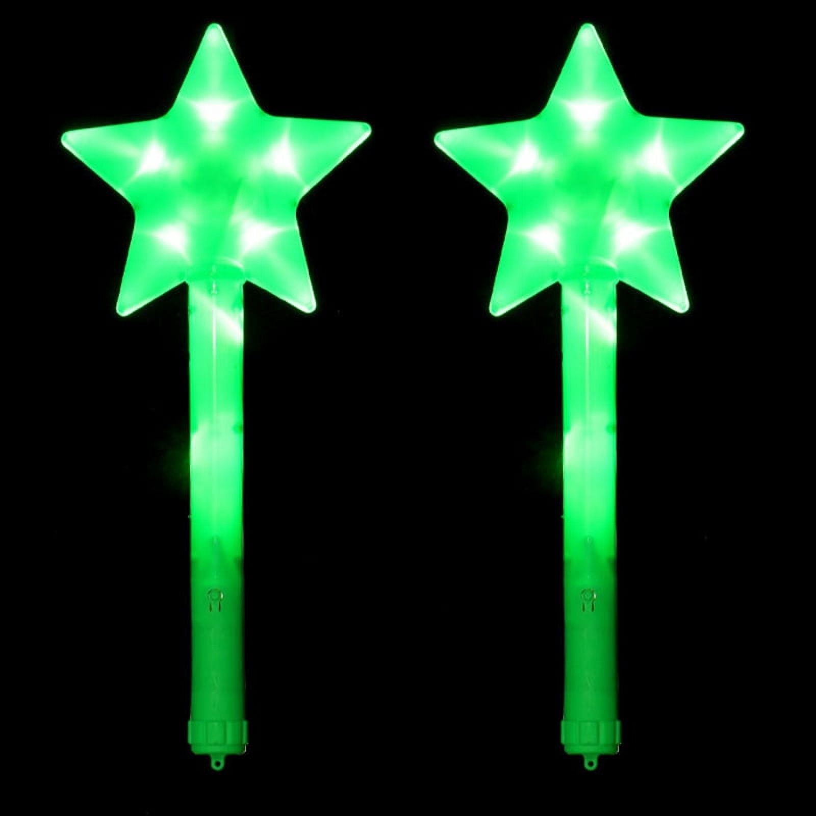 Pentagram Star Glitter Stick Luminous Flat Star Light Stick Concert ...