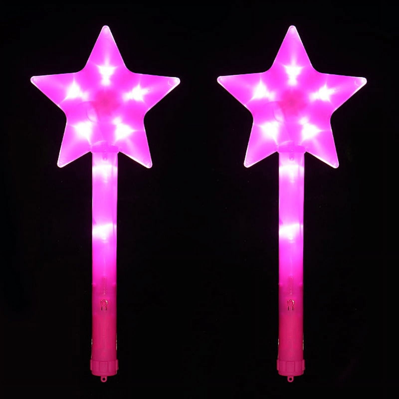 Pentagram Star Glitter Stick Luminous Flat Star Light Stick Concert ...