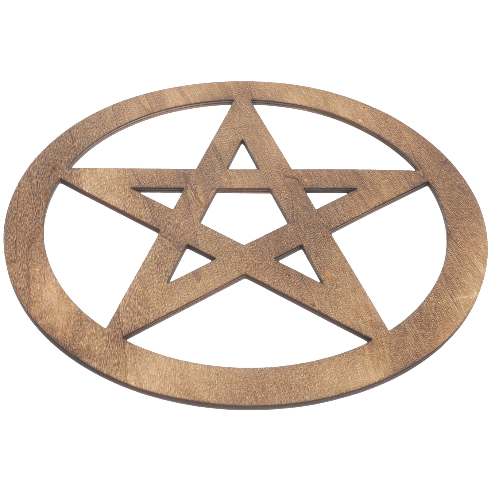 Pentagram for Wall Decor Pentacle Wood Altar Decoration Staff Living ...