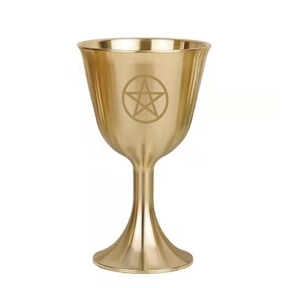 Pentagram three-phase moon pentagram ornaments cup water element Wicca ...
