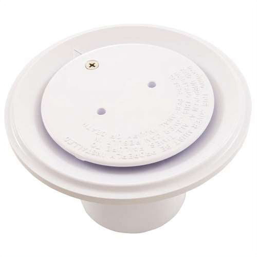 Pentair 08417-0000 Floor Inlet Fitting with 1.5" Slip Brushing 2" Slip ...