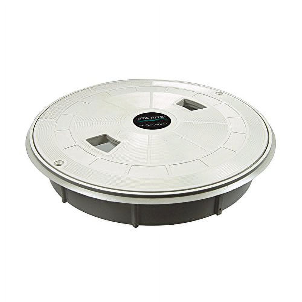 Pentair 08650-0169 White Lid and Collar Replacement Sta-Rite Pool/Spa ...