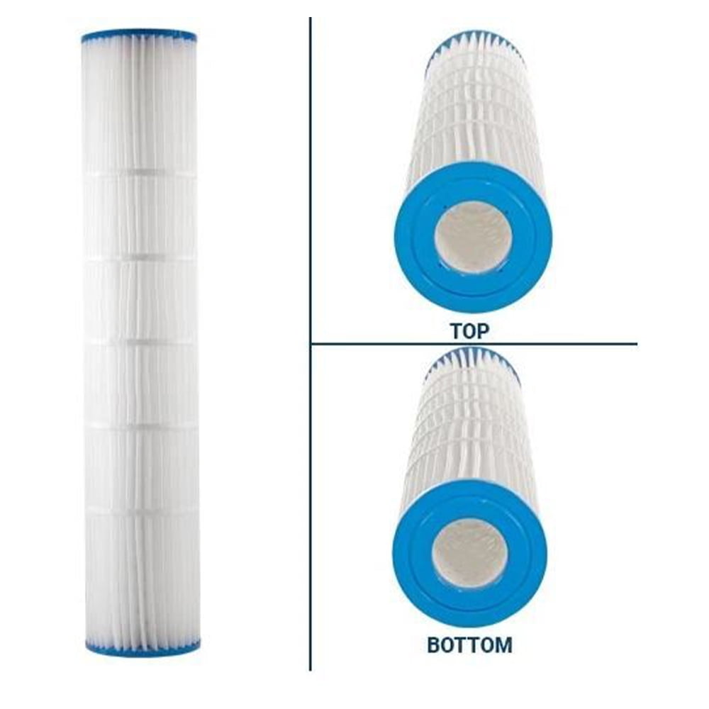 Pentair 178656 Durable Cartridge Replacement Quad 100 Pool and Spa D.E ...