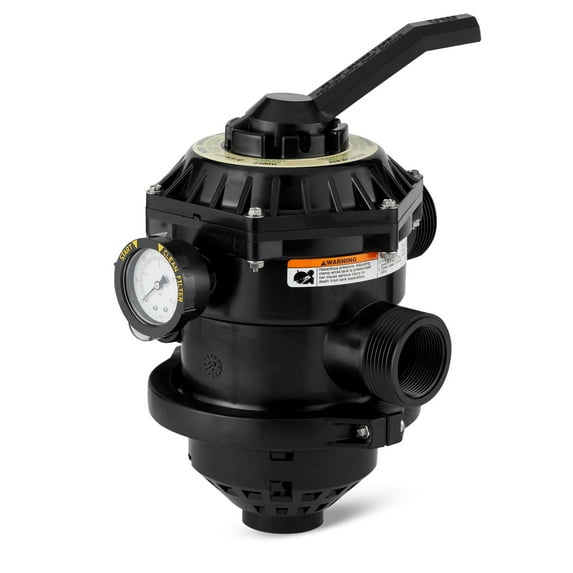 "Pentair Tagelus Pool Sand Filter - 1.5"" Top Mount Multiport Backwash ...